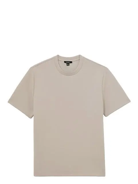 REISS Bradley Short-sleeved Jersey T-shirt - Stone