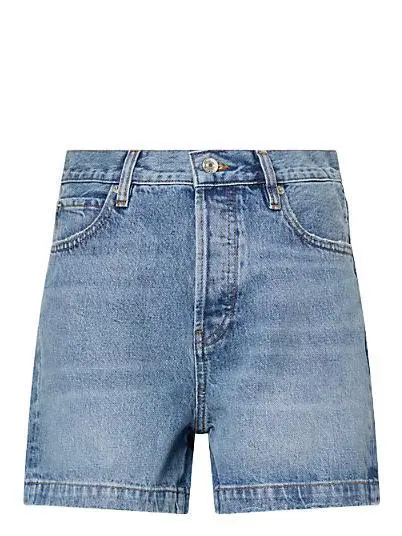 FRAME High-rise Denim Shorts - Tempo
