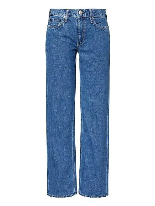 Rag & Bone The Harlow Straight-leg Denim Jeans - Park