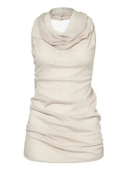 Rick Owens Sunburn Halter-neck Top - Pearl