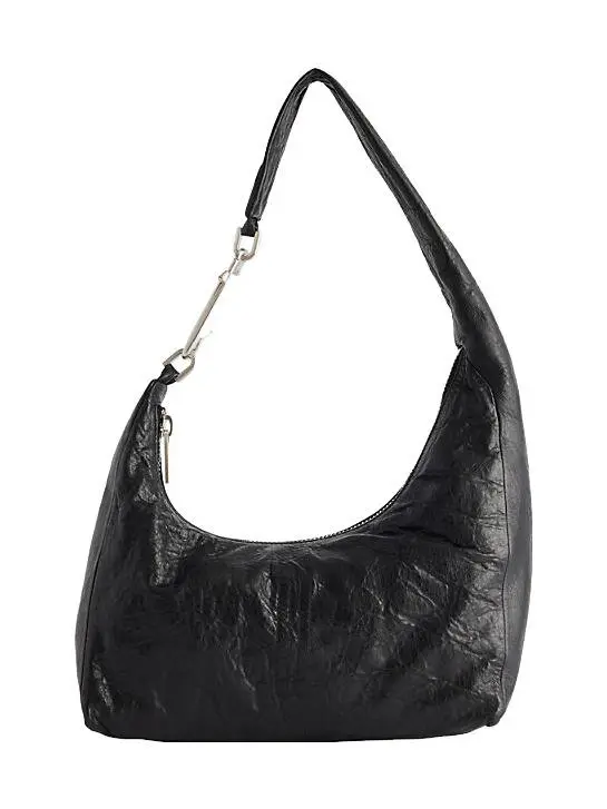 Rick Owens Gemini Small Woven Shoulder Bag - Black