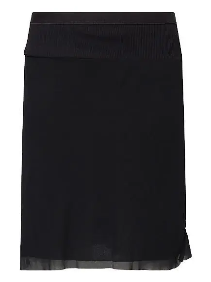 Rick Owens Bias-cut Mini Skirt - Black