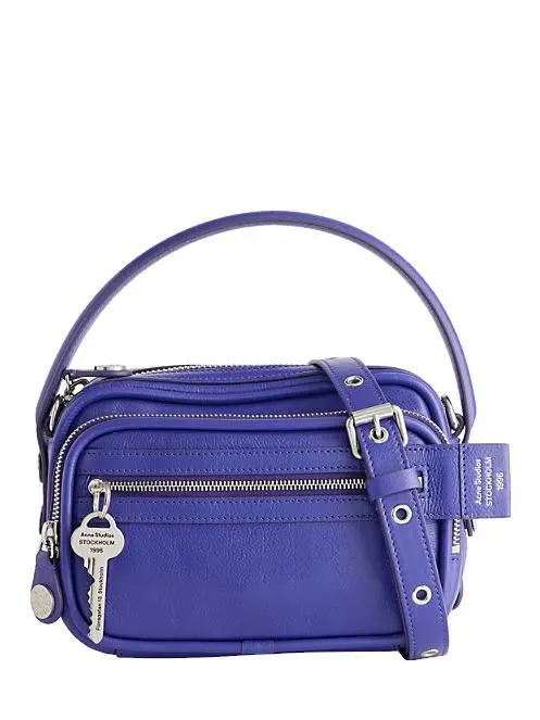 Acne Studios Leather Cross-body Bag - Violet Purple