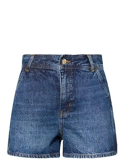 FRAME The Dockside High-rise Denim Shorts - Acumen
