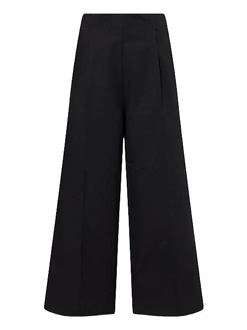 DESTREE Martha Tailored Cotton Trousers - Black