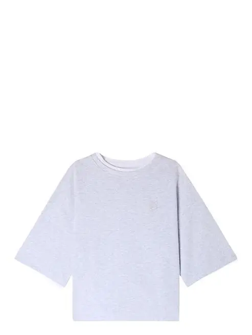 Sandro Relaxed-fit Cotton-jersey T-shirt - Grey