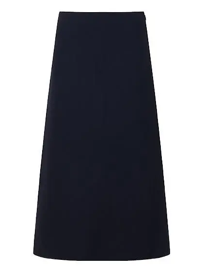 Marni A-line Wool Crêpe Midi Skirt - 00b99