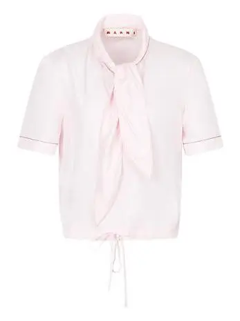 Marni Neck-tie Woven Blouse - 00c02