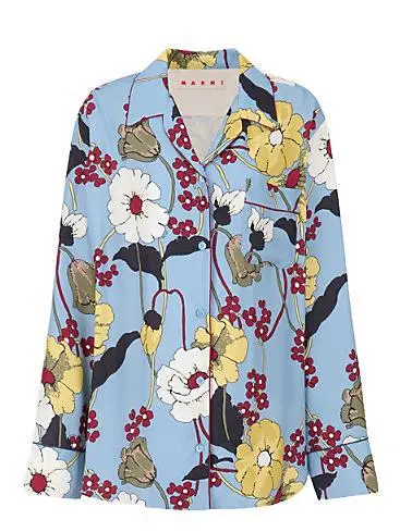Marni Melodia Floral-print Pajama Shirt - Mfb31