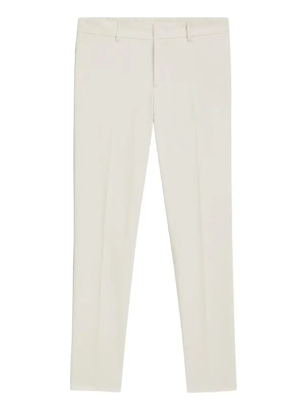 BOSS Slim-fit Performance-stretch Trousers - White