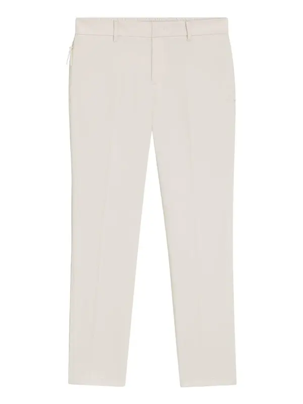 BOSS Slim-fit Performance-stretch Trousers - White
