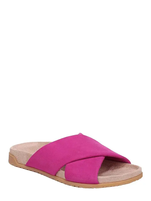 Vionic Etna Crossover Slide Sandal - Rose Violet