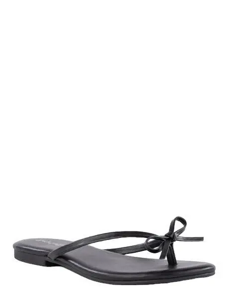 Seychelles Bow Flip Flop - Black