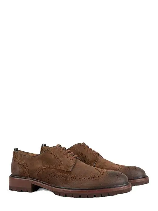 MILWAUKEE BOOT COMPANY Astor Wingtip Derby - Brown