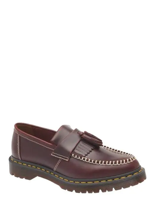 Dr. Martens Adrian Ben Tassel Loafer - Cherry Red