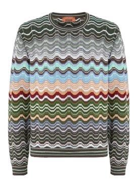 Missoni Crew-neck Chevron Pullover - Multicoloured