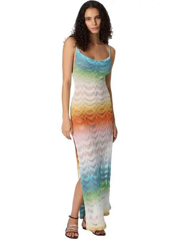 Missoni Shaded Lamé Viscose Long Dress - Multicoloured