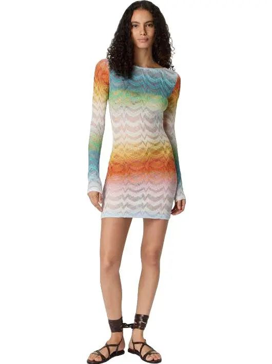 Missoni Shaded Viscose Lamé Mini Dress - Multicoloured