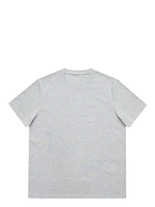 DL1961 Stretch Cotton Rib Crewneck T-shirt - Grey