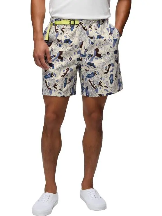 Prana Stretch Zion™ Pull-on Shorts - Beach Pebble Watershed