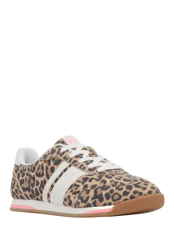 KEDS® Revival Leopard Print Sneakers - Tan/brown