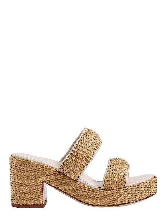 Marion Parke Amelia Platform Sandals - Ivory