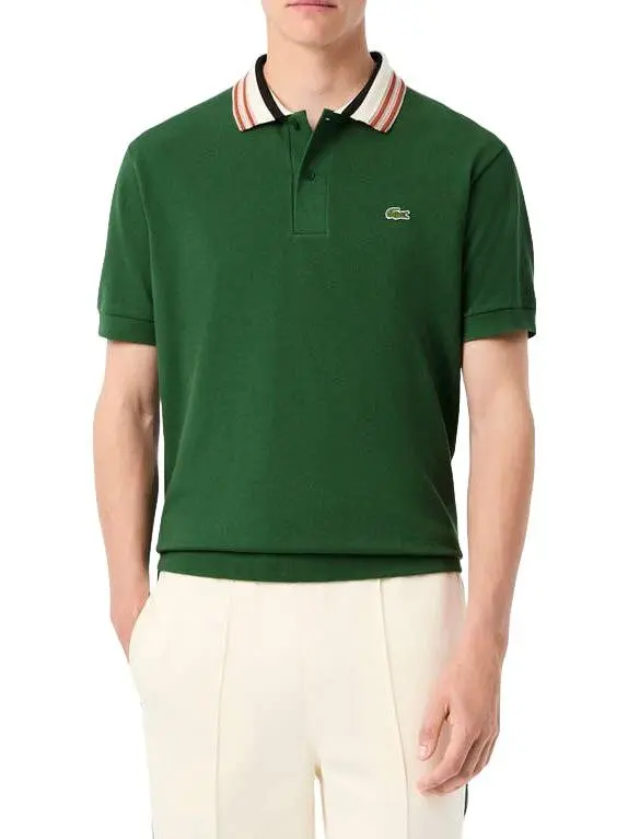 Lacoste Classic Fit Cotton Piqué Polo - Green