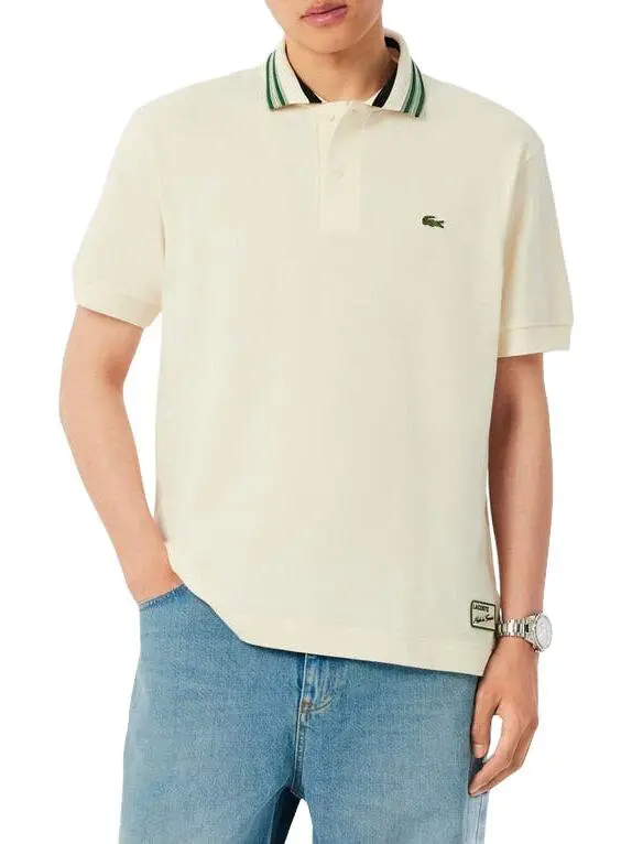 Lacoste Classic Fit Cotton Piqué Polo - Land