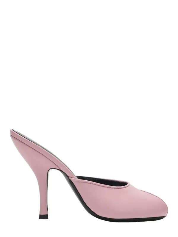 JUDE Leather Mules - Pink