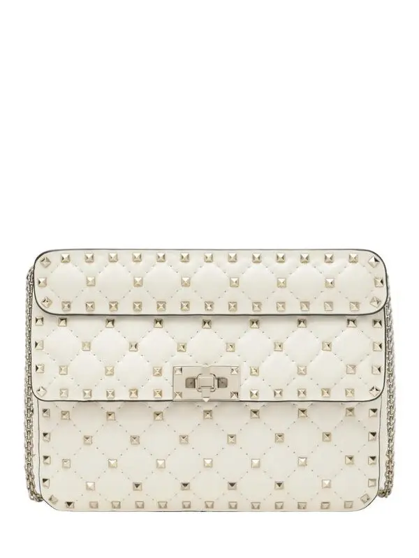 Valentino Garavani Rockstud Spike Medium Bag - White