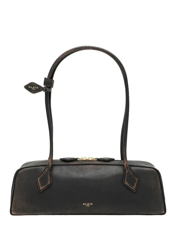 Alaïa Le Teckel Medium Bag In Aged Leather - Brown
