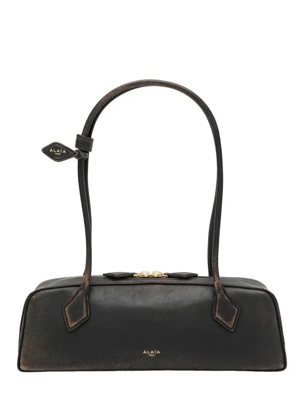 Alaïa Le Teckel Medium Bag In Aged Leather - Brown