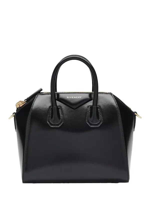 Givenchy Antigona Mini Bag In Box Leather - Black
