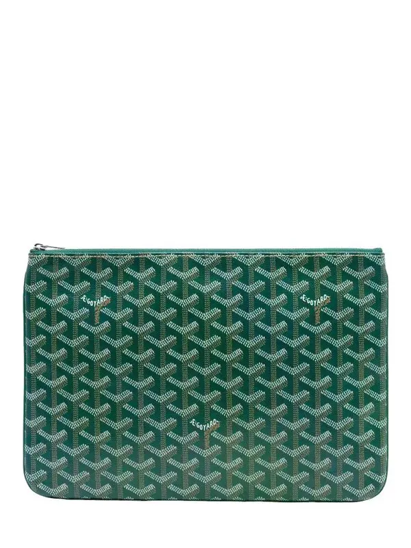 Goyard 2018 Ine Senat Mm Clutch Bag - Green