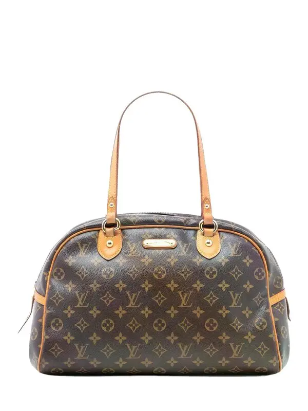 LOUIS VUITTON 2008 Monogram Montorgueil Gm Shoulder Bag - Brown