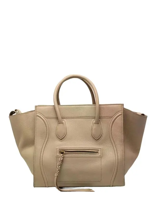 Celine 2013 Leather Luggage Phantom Tote - Brown