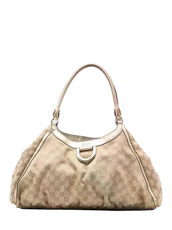 Gucci Gg Canvas Abbey D-ring Shoulder Bag - Brown