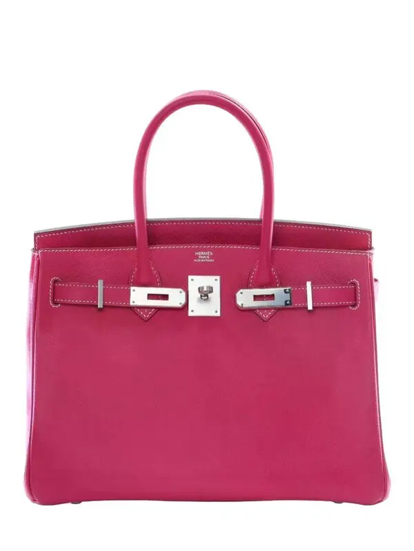 Hermès Epsom Candy Birkin Retourne 30 Handbag - Pink