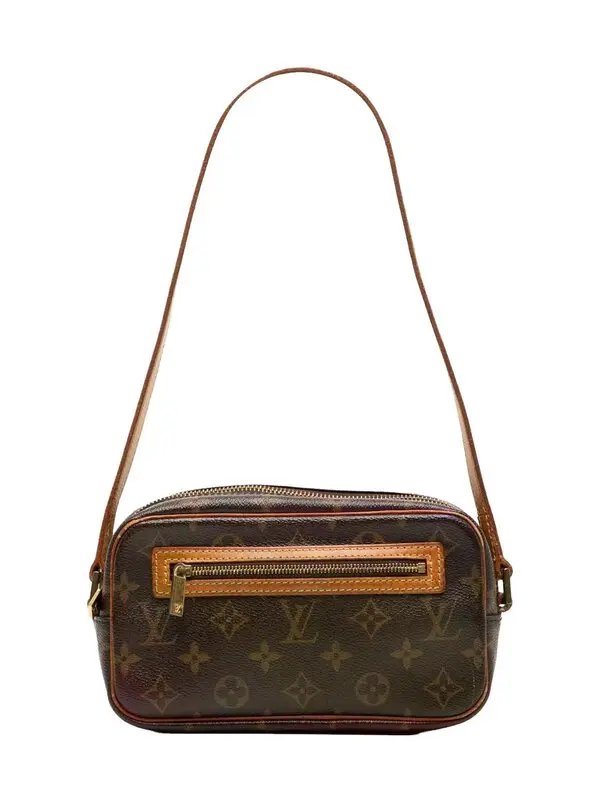 LOUIS VUITTON 2002 Monogram Pochette Cite Shoulder Bag - Brown