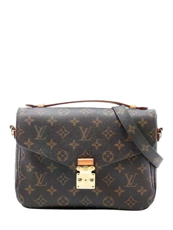 LOUIS VUITTON 2017 Pochette Metis Satchel - Brown