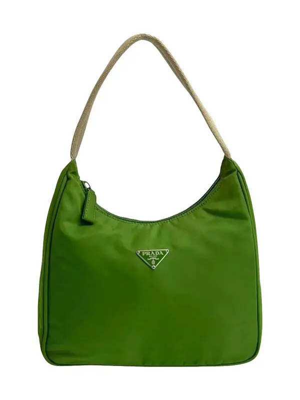 Prada 2000-2013 Tessuto Shoulder Bag - Green