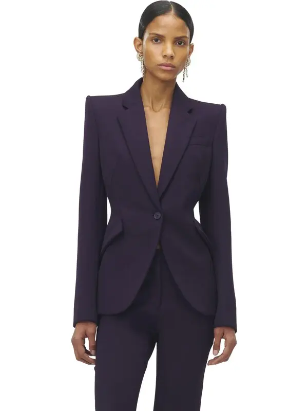 Alexander McQueen Single-breasted Jacket - Violet