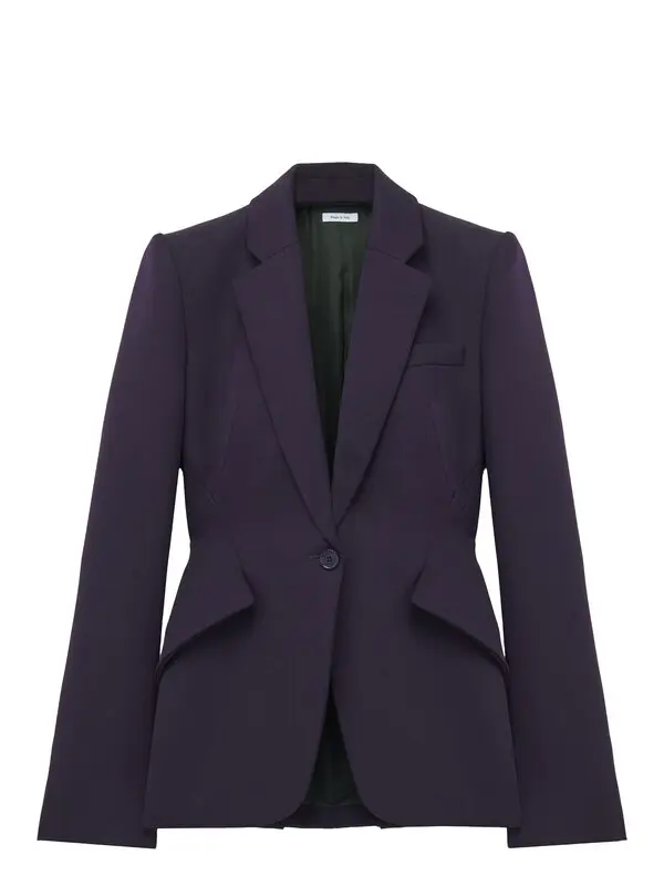 Alexander McQueen Single-breasted Jacket - Violet