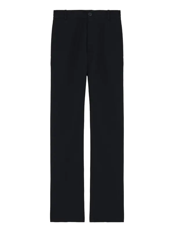 Alexander McQueen Straight Leg Tailored Trousers - Black
