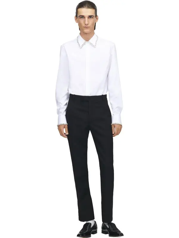Alexander McQueen Tuxedo Trousers - Black