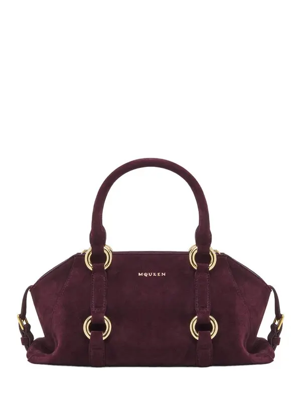 Alexander McQueen Farringdon Small Bag - Oxblood