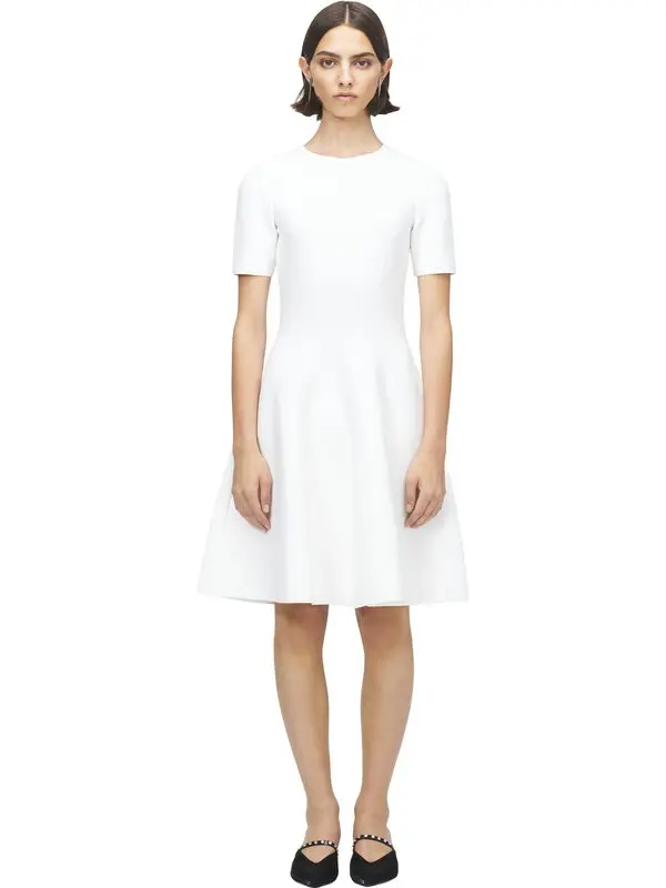 Alexander McQueen Knitted Midi Dress - Ivory