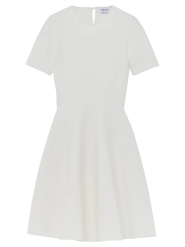 Alexander McQueen Knitted Midi Dress - Ivory