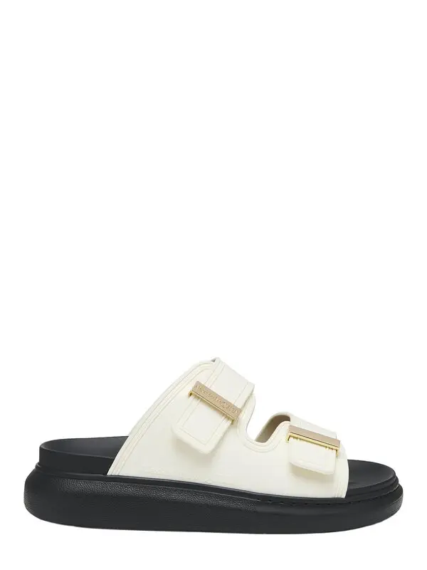 Alexander McQueen Hybrid Slides - White/black