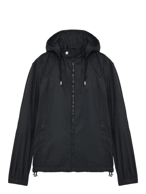 Alexander McQueen Skull Jacquard Windbreaker - Black